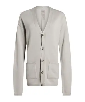 Rick Owens Solid Color Cardigans - Grey