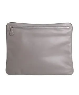 Dolce & Gabbana Largesize Leather Clutch - Grey