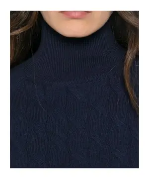 Marella High-neck Knit Sweater