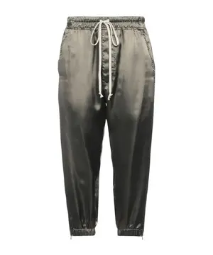Rick Owens Solidcolor Satin Trousers - Green
