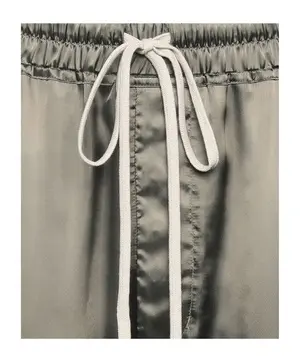 Rick Owens Solidcolor Satin Trousers