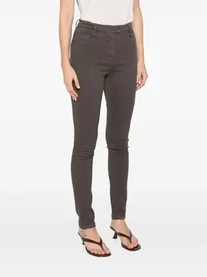 Marella Tapered Casual Trousers With Zippers