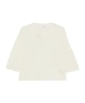 Marella Crew-neck Cable-knit Sweater - Light Brown