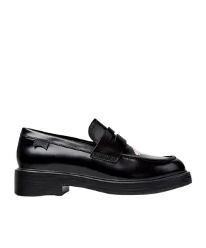 Camper Dean Floral-print Loafers - Black
