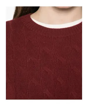 Marella Crew-neck Cable-knit Sweater