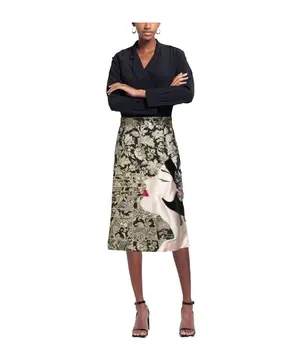 Dolce & Gabbana Satin Jacquard Fullskirt