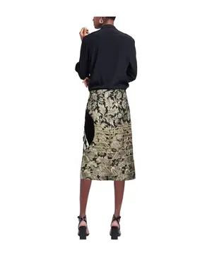 Dolce & Gabbana Satin Jacquard Fullskirt
