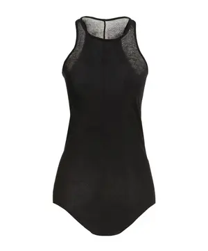 Rick Owens Solidcolor Sleeveless Top - Black