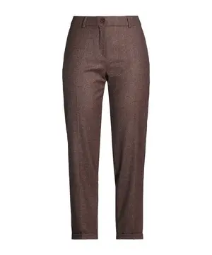 Max Mara Houndstooth Tapered Trousers - Brown