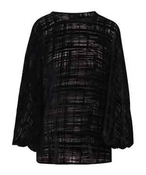 GIANLUCA CAPANNOLO Crew-neck Top - Black