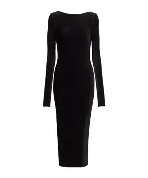 Balmain Long Velvet Dress