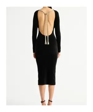 Balmain Long Velvet Dress