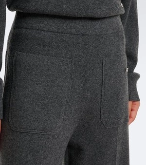 Victoria Beckham Wool And Cashmere Wide-leg Pants