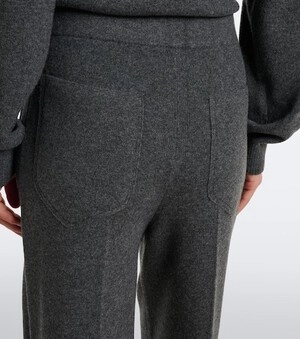 Victoria Beckham Wool And Cashmere Wide-leg Pants