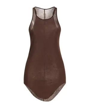 Rick Owens Solid Color Vests - Brown