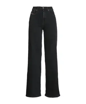 DIESEL® Solid Color Bootcut Jeans - Black