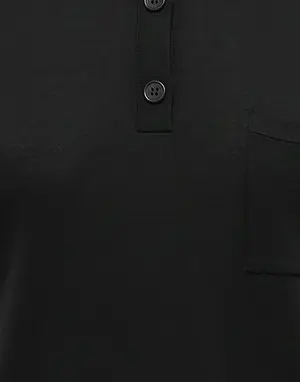 Saint Laurent Solid Color Polo Shirts