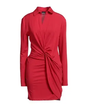 Jacquemus Fitted Longsleeve Dress - Red