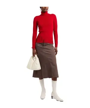 MAISON MARGIELA Solid Color Polo Neck Tops