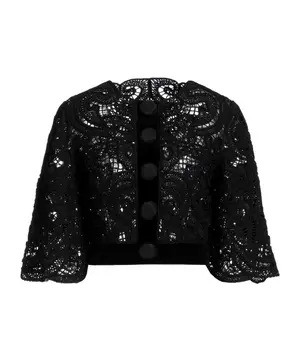 Dolce & Gabbana Velvet Blazer - Black