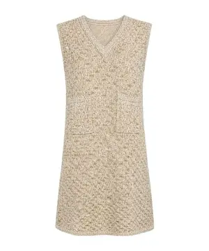 Fabiana Filippi Tweed Dress - Light Brown