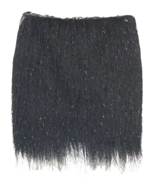 Liu Jo Fringed Mini Skirt - Black