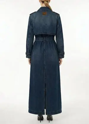 Liu Jo Belted Denim Trench Coat