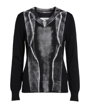 MAISON MARGIELA Color Block Jumpers - Black