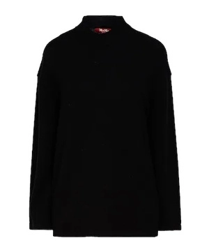 Max Mara Minimalist Knit Sweater - Black