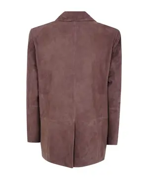 Seventy Single-breasted Suede Blazer