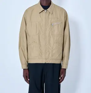Comme Des Garçons Long-sleeve Zip-up Jacket - Beige