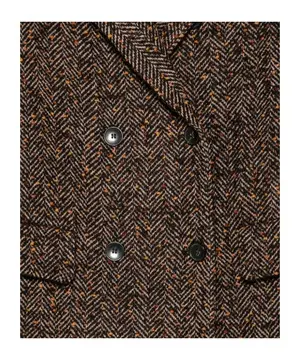 Seventy Double-breasted Long-sleeved Coat