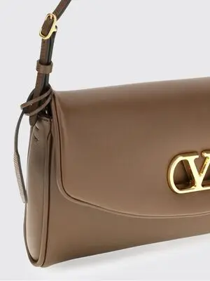 Valentino Garavani Logo Shoulder Bag - Brown