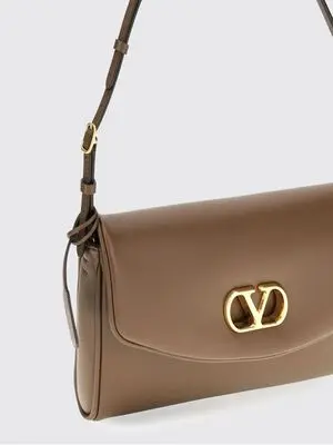 Valentino Garavani Logo Shoulder Bag - Brown