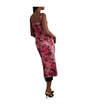 EMILIA WICKSTEAD Floral-print Faille Midi Dress