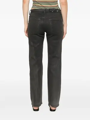 7 For All Mankind Calie Logo-patch Straight Jeans
