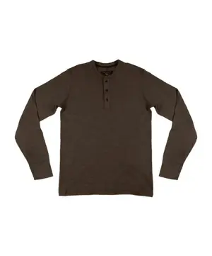 Rag & Bone Long-sleeve Polo Shirt - Brown