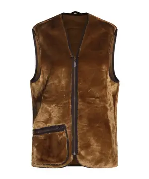 Barbour Zip-front Sleeveless Vest - Brown