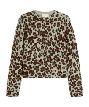 IBLUES Printed Knit Top - Sage