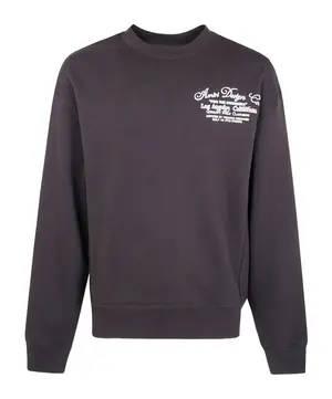 Amiri Vintage Script Print Sweatshirt - Brown