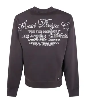 Amiri Vintage Script Print Sweatshirt - Brown
