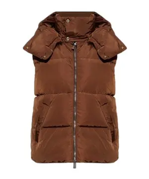 Dsquared2 Hooded Down Vest - Brown