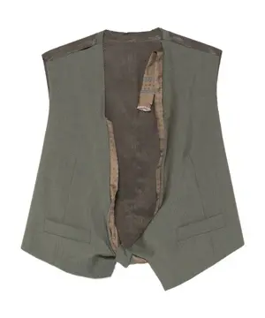 MAGLIANO Tie-detail Waistcoat - Gray