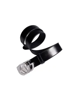Gucci Belt With Double G Buckle - Black