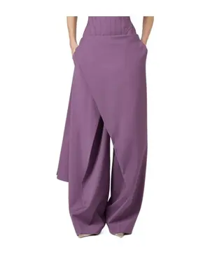 Giuseppe Di Morabito Wide-leg Casual Trousers - Purple