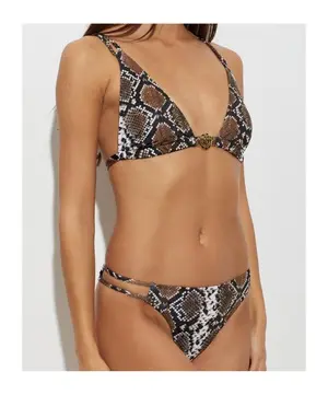 Moschino Patterned Bikini Top