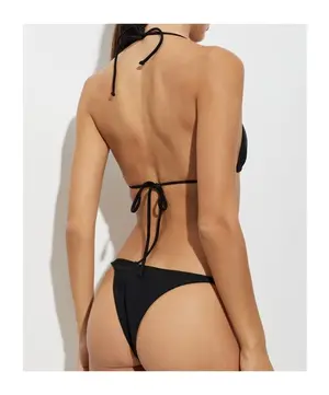 Moschino Lace-up Bikini Top