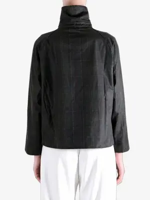 Barbour Oversized Plaid Jacket