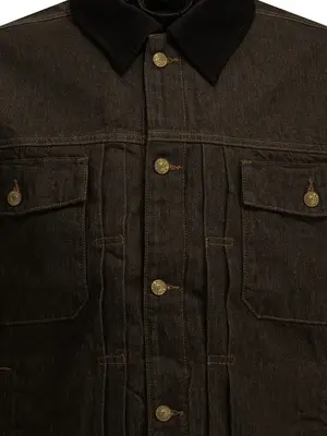 7 For All Mankind Denim Jacket With Corduroy Collar