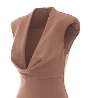 ANIYE BY Draped Deep V Sheath Dress